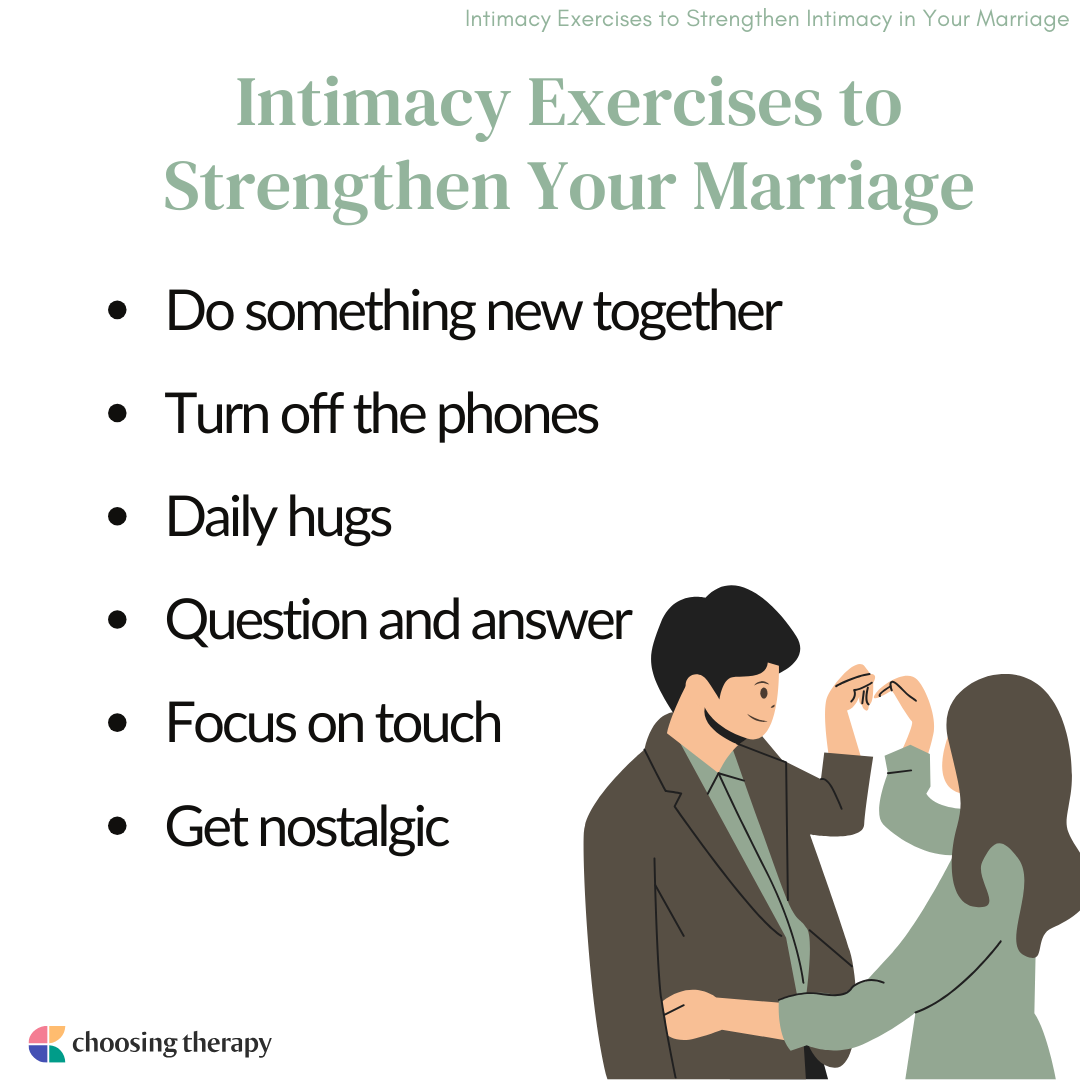 12 Marriage Intimacy Exercises for Couples