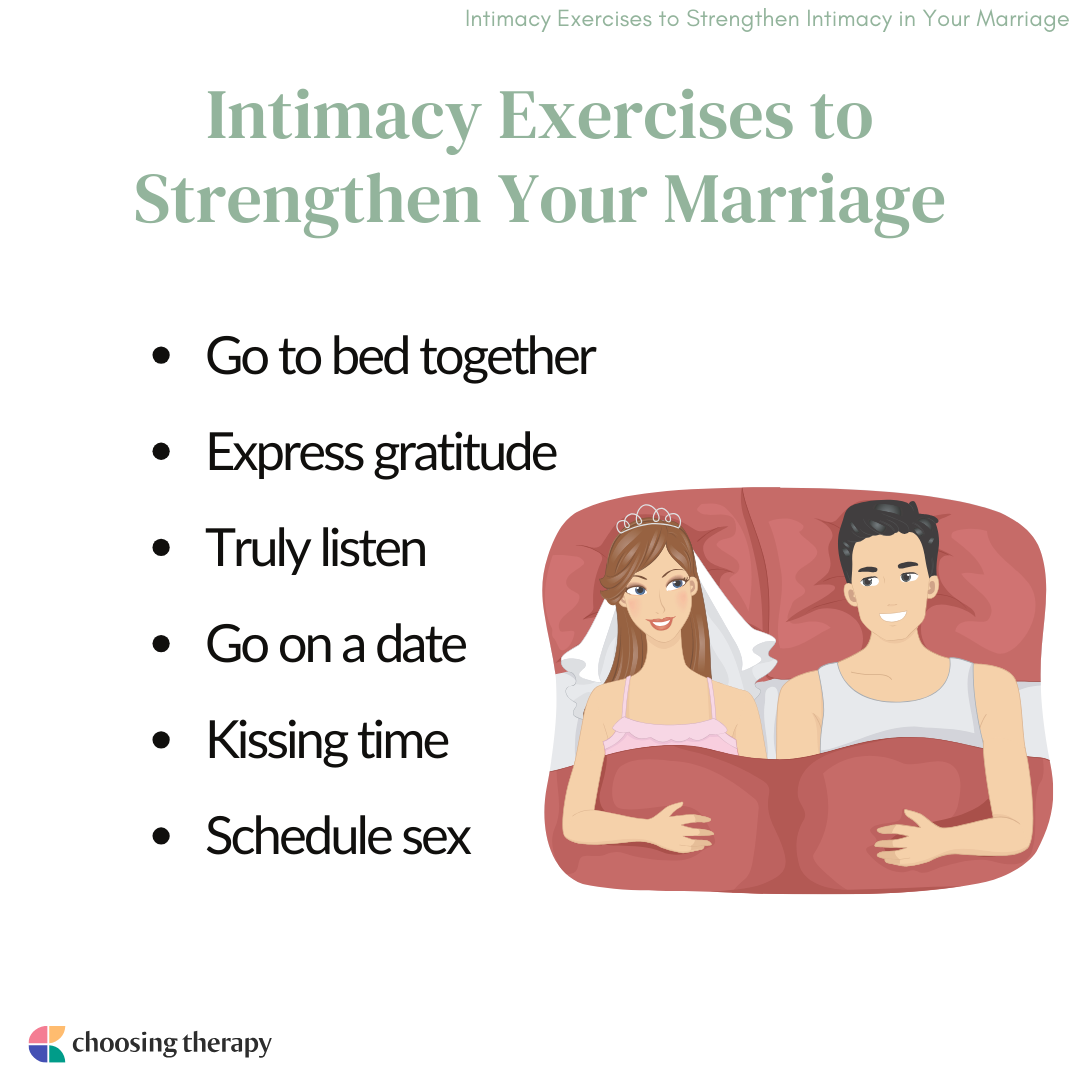 12 Marriage Intimacy Exercises for Couples