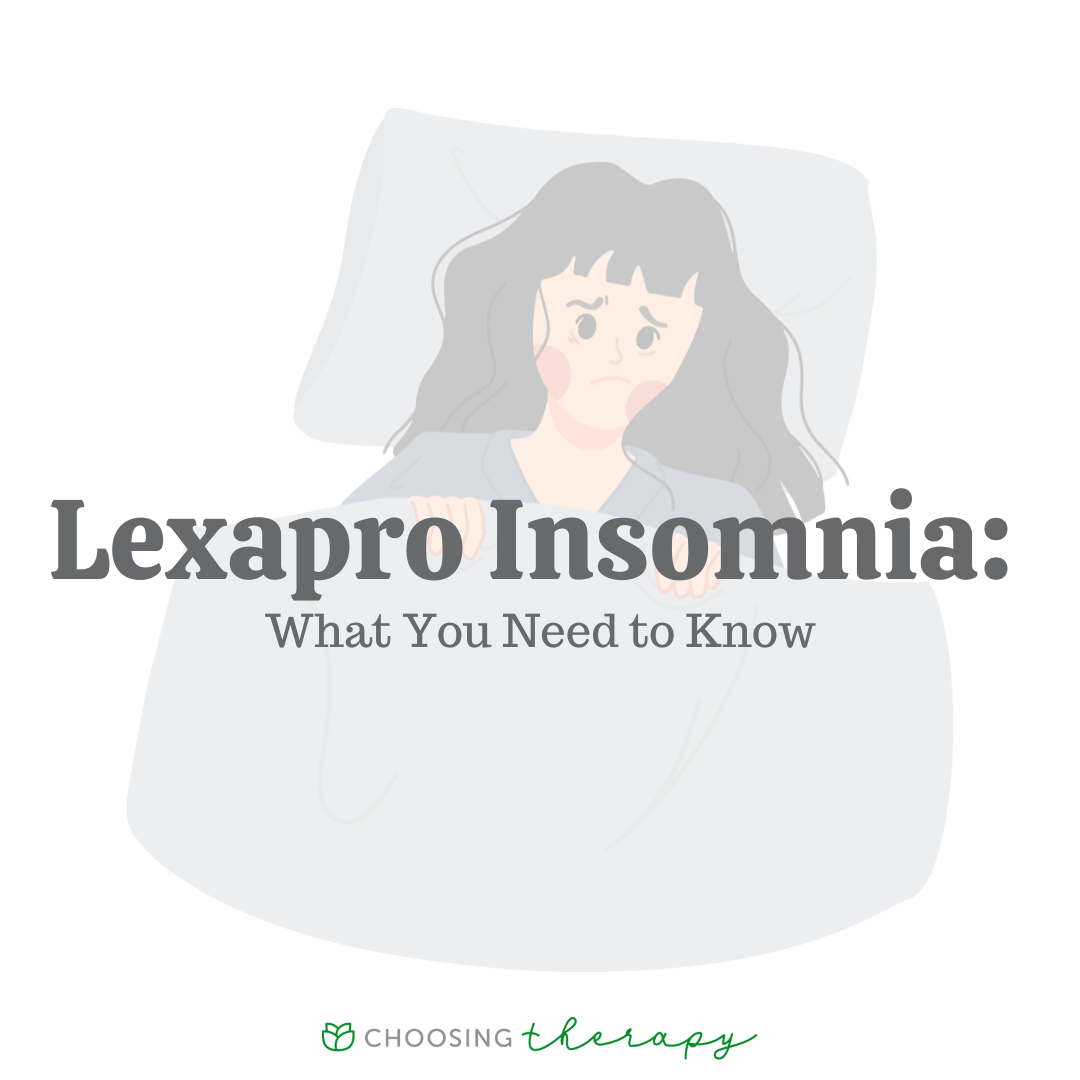 Best Time To Take Lexapro To Avoid Insomnia