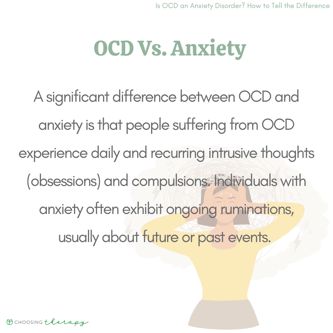 OCD Vs. Anxiety: How to Tell the Difference