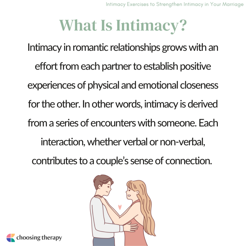 12 Marriage Intimacy Exercises for Couples