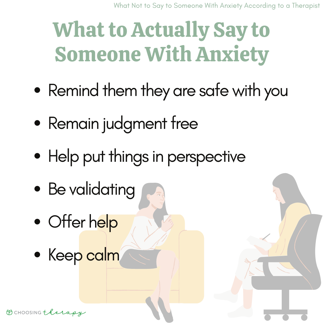 Things Not to Say to Someone With Anxiety