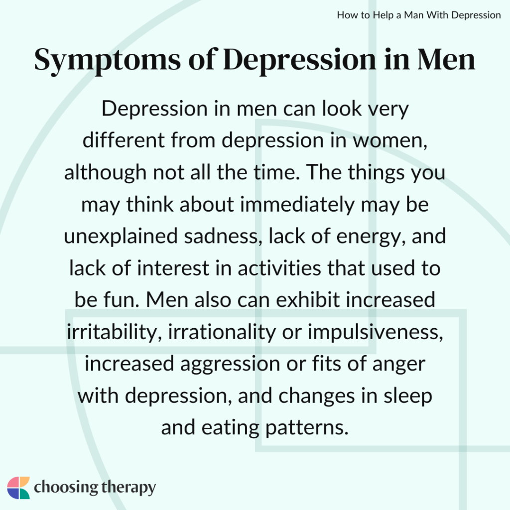 The Dos & Don'ts of Helping a Man With Depression