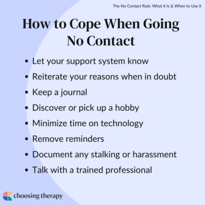 What Is The No Contact Rule?