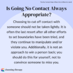What Is The No Contact Rule?
