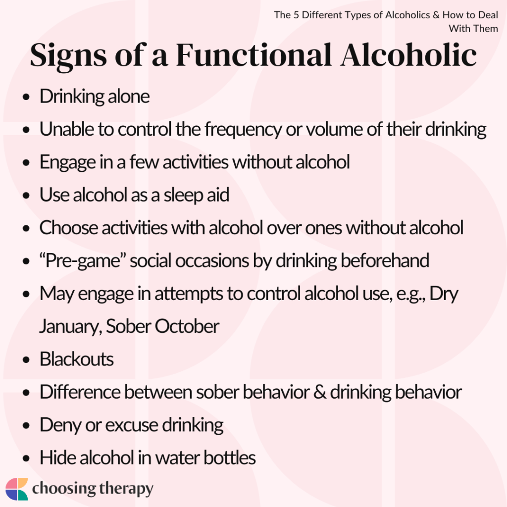 What to Know About the Different Types of Alcoholics