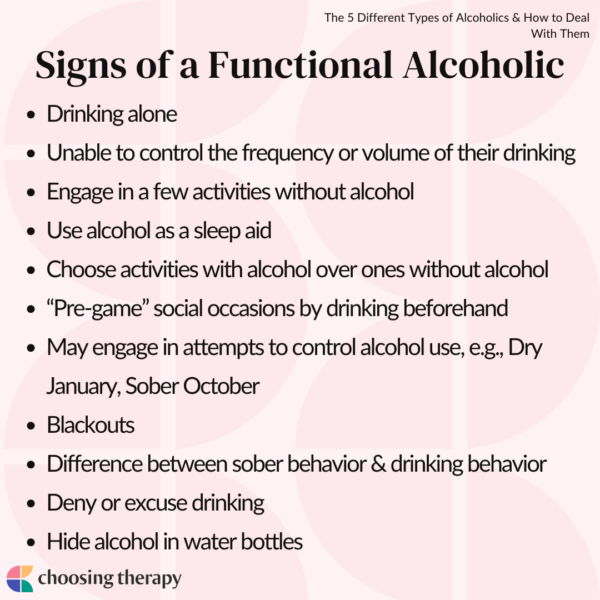 What to Know About the Different Types of Alcoholics