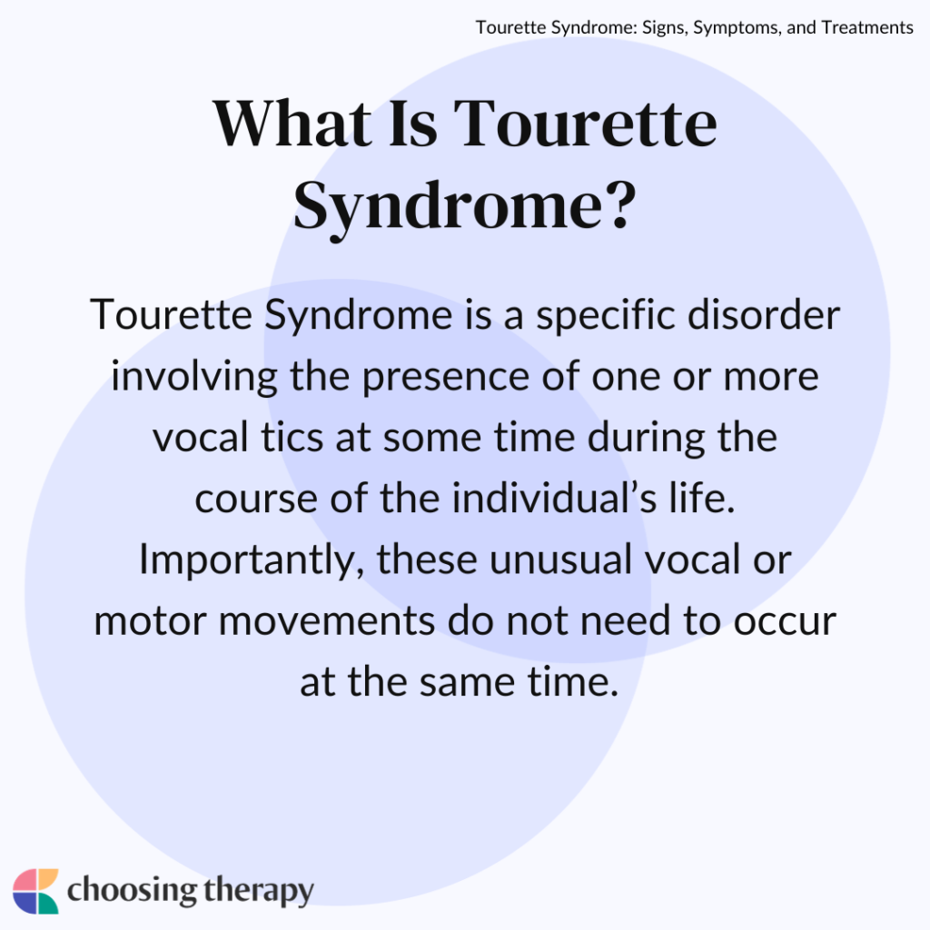 Tourette Syndrome: Signs, Symptoms, and Treatments - ChoosingTherapy.com