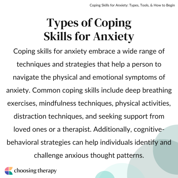 9 Effective Coping Skills & Strategies for Anxiety