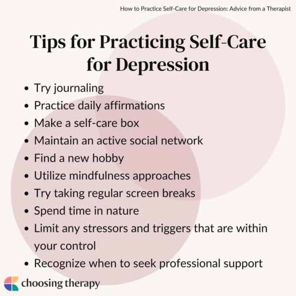 Self-Care for Depression: 20 Tips to Feel Better