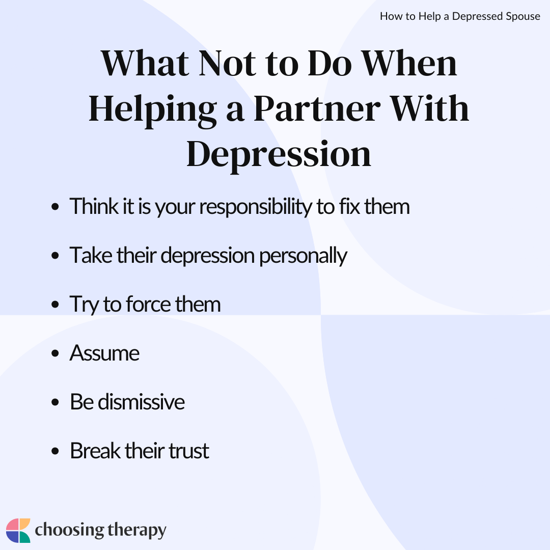 The Dos & Don’ts of Helping a Depressed Spouse