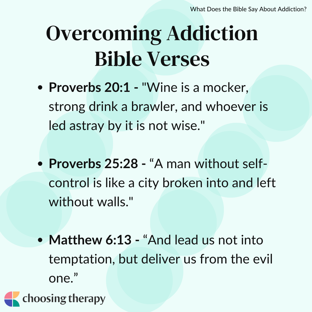 What Does The Bible Say About Addiction