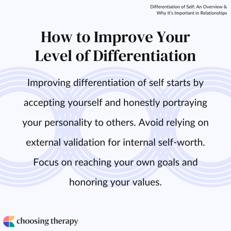 Differentiation of Self: An Overview & Why It’s Important in Relationships