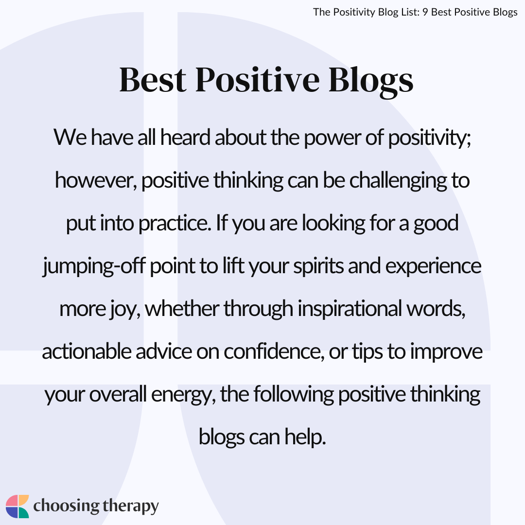 Best Positive Blogs