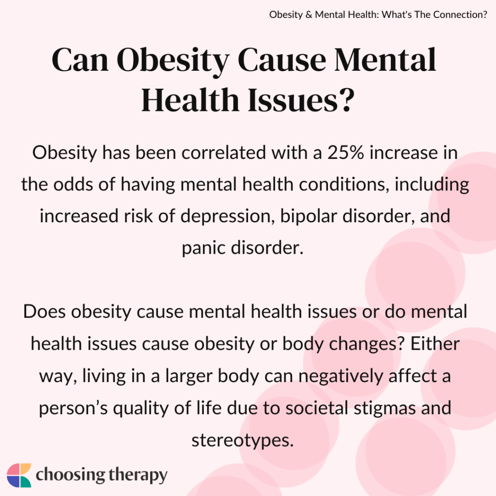 The Connection Between Mental Health & Obesity