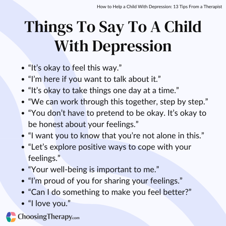 The Dos & Donts of Helping a Child With Depression