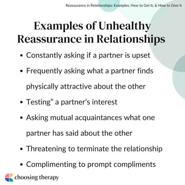 What Is Reassurance In a Relationship?