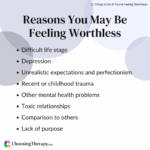 What to Do If You're Feeling Worthless