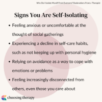 Self-Isolation: Why It Happens & How to Stop