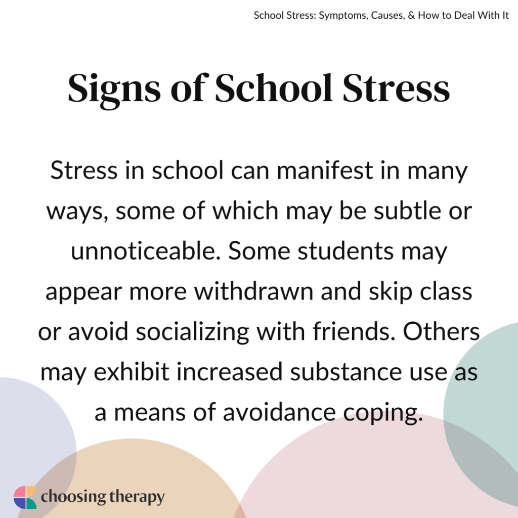 School Stress: Symptoms, Causes, & How to Deal With It