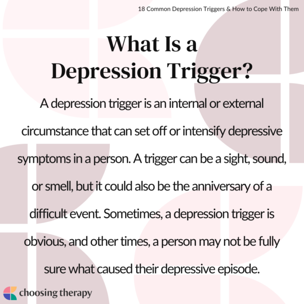 What Triggers Depression? Explanations From a Therapist