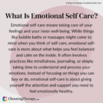11 Ways to Practice Emotional Self-Care | ChoosingTherapy.com