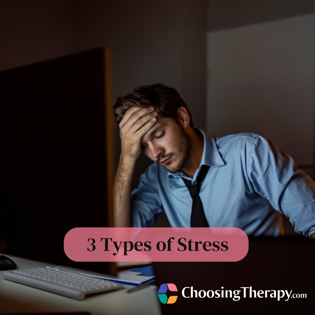 3 Types of Stress: Causes, Effects, & How to Cope | ChoosingTherapy.com