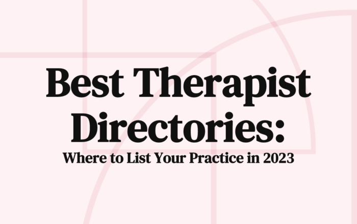 Best Free Therapist Directories of 2023: Where to List Your Practice at ...