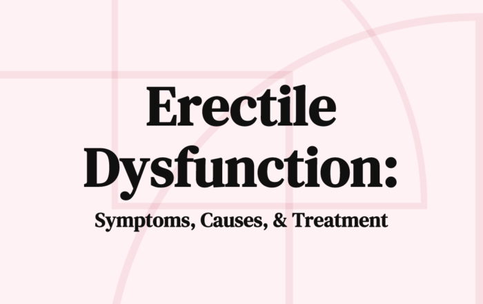 Erectile Dysfunction: What You Need to Know