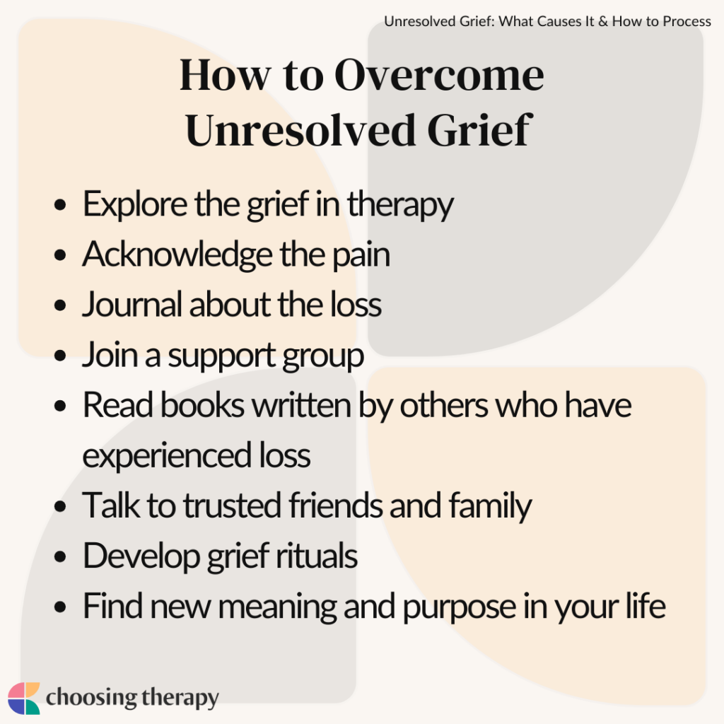 What Are the Signs of Unresolved Grief?