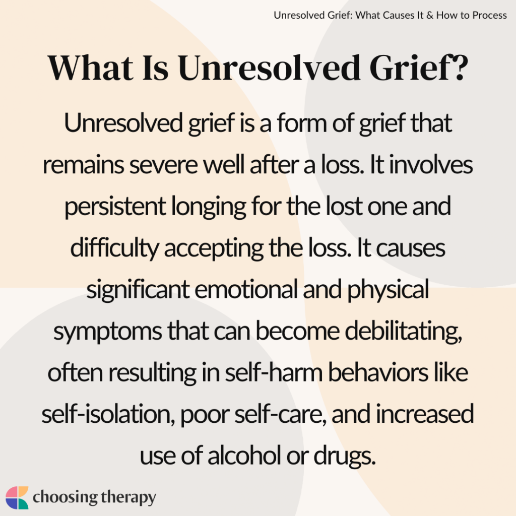 What Are the Signs of Unresolved Grief?