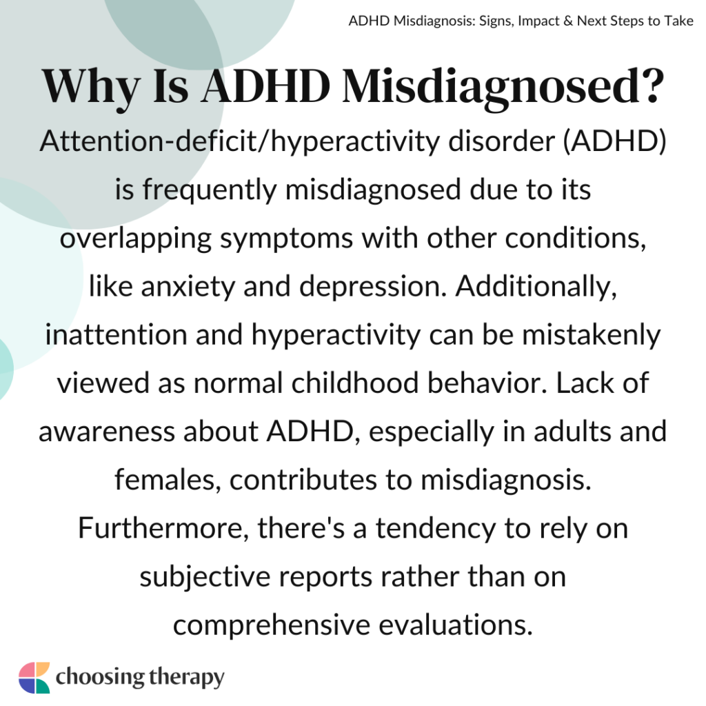 Signs of ADHD Misdiagnosis & What to Do About It