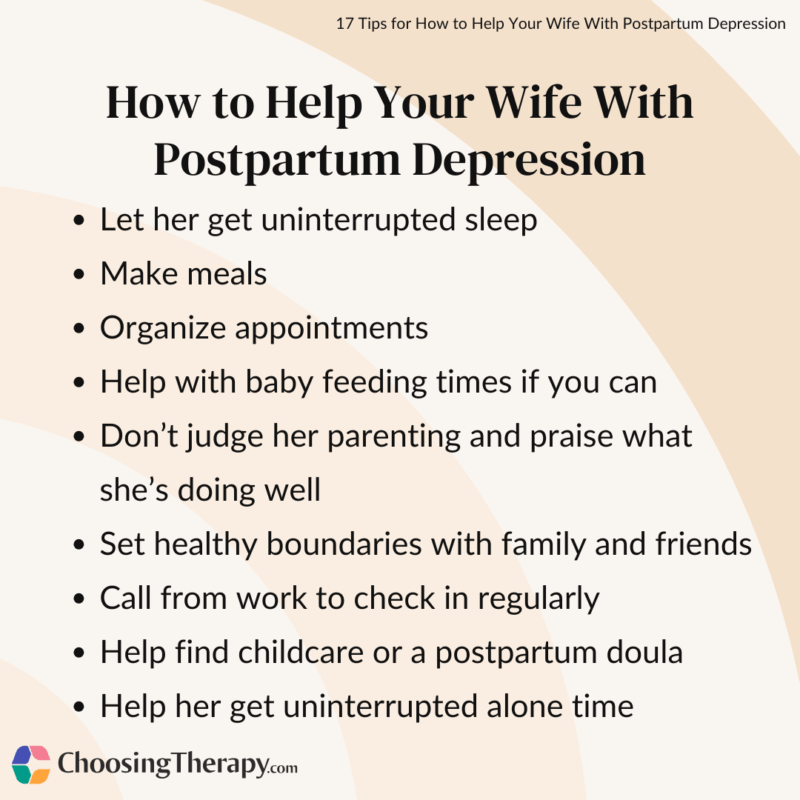 The Dos & Don'ts of Helping Your Wife With Postpartum Depression