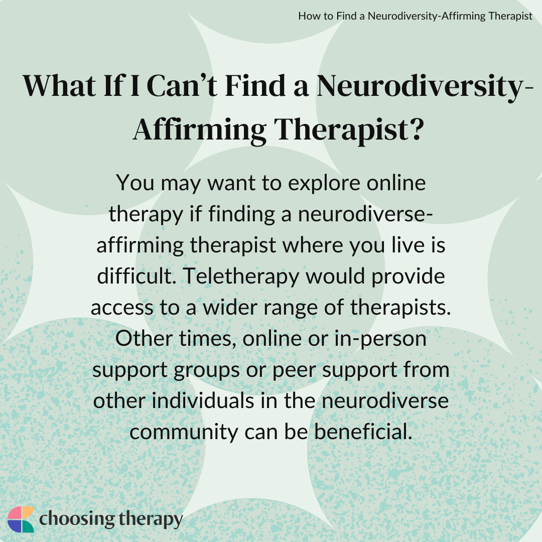 How to Find a Neurodiversity-Affirming Therapist