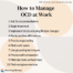 The Dos & Don’ts of Dealing With OCD at Work