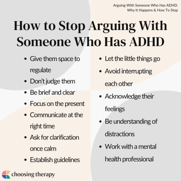 12 Tips For How To Stop Arguing With Someone Who Has ADHD