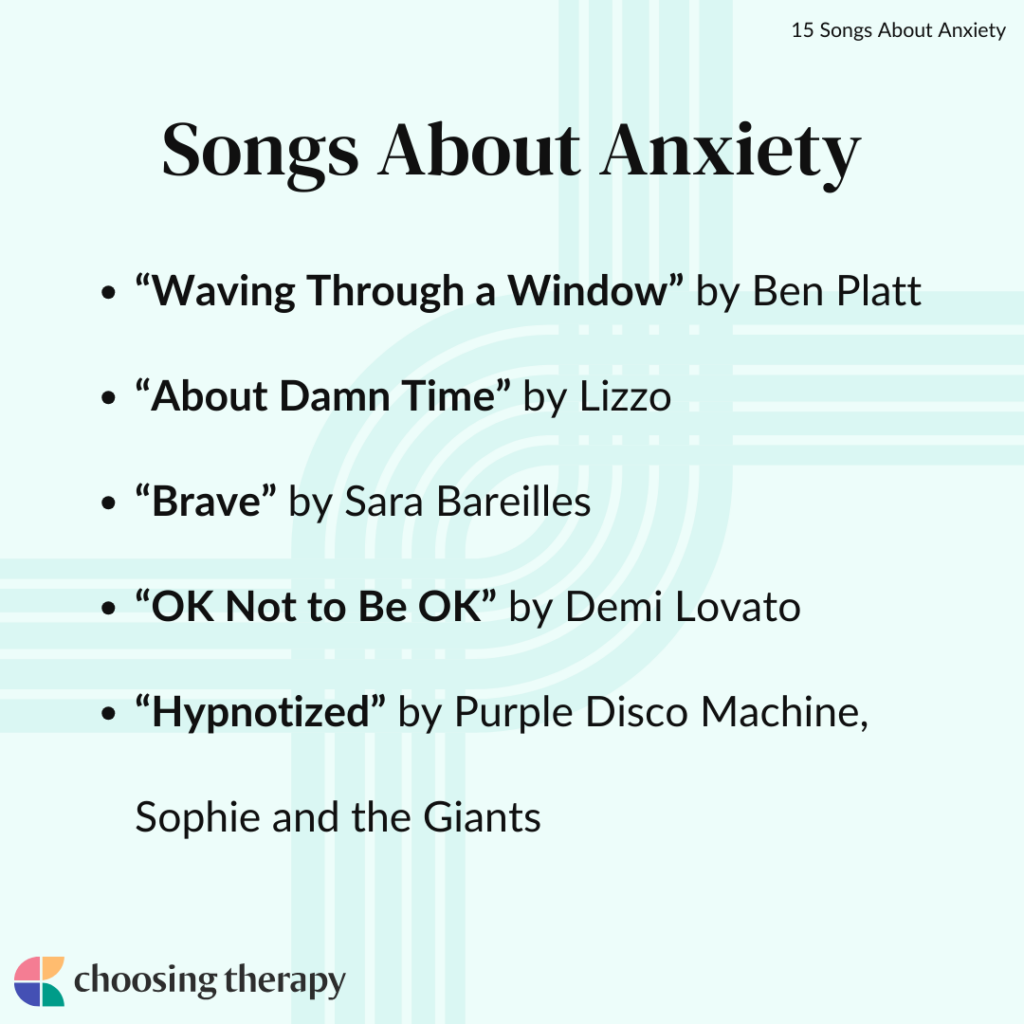 15 Songs About Anxiety