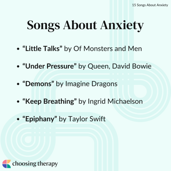 15 Songs About Anxiety