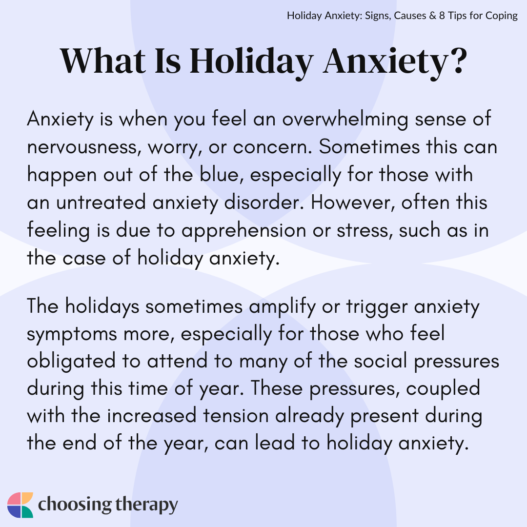 Holiday Anxiety: How to Cope