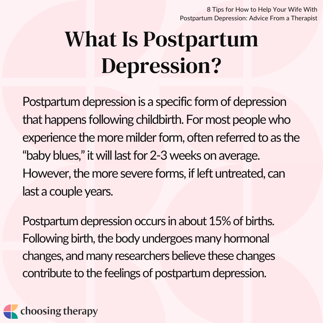 The Dos & Don'ts of Helping Your Wife With Postpartum Depression