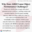 How ADHD Affects Object Permanence