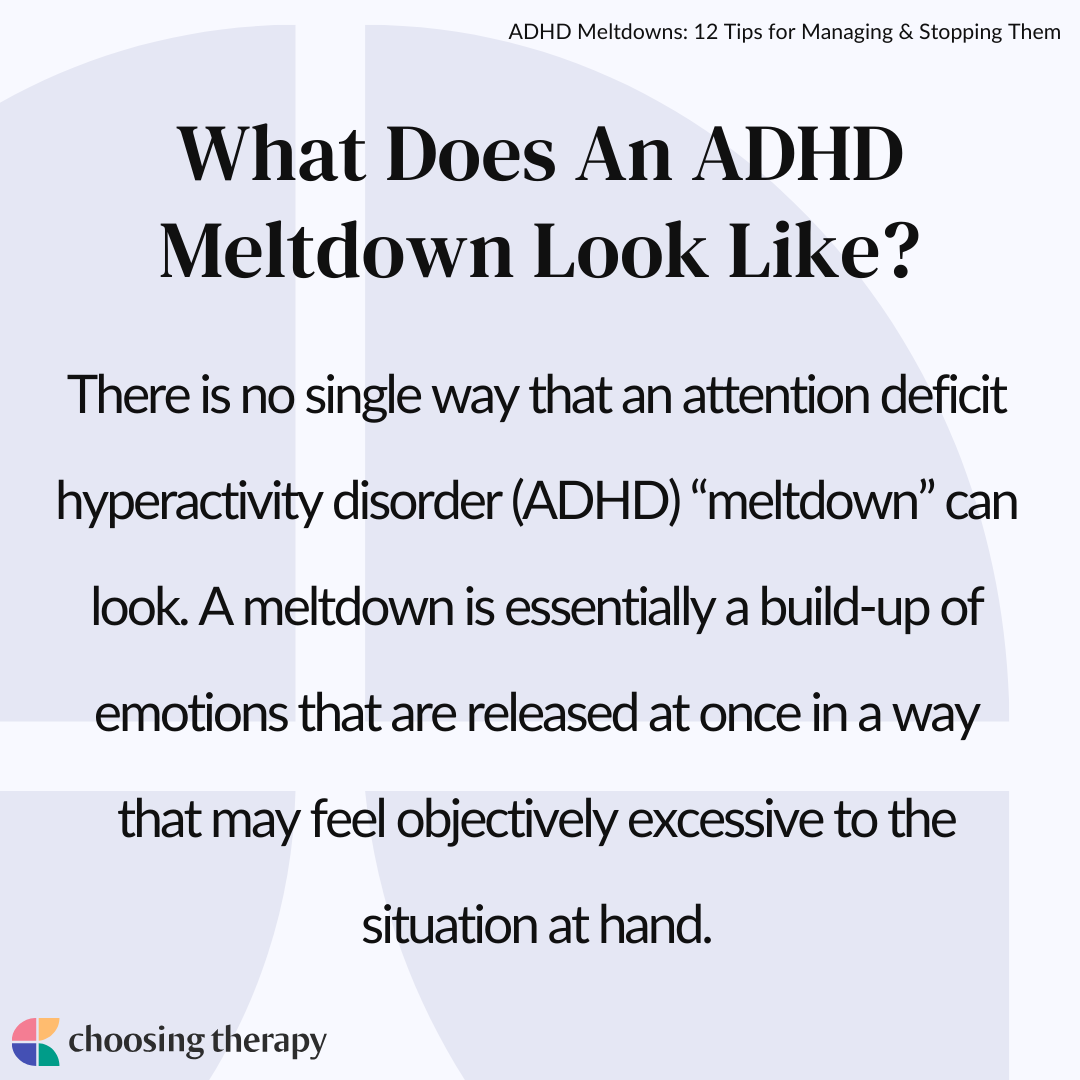 How to Cope With Adult ADHD Meltdowns