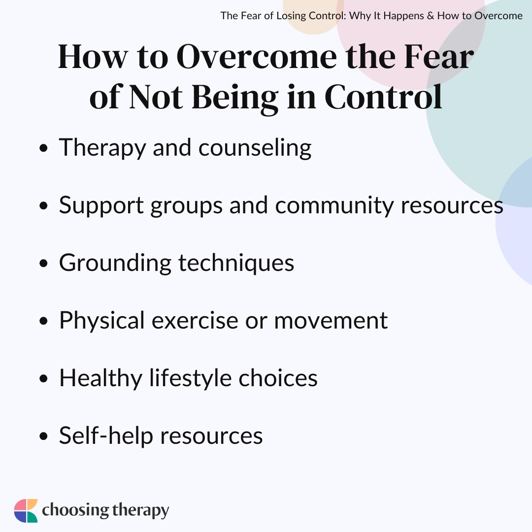 9 Reasons You May Have a Fear of Losing Control