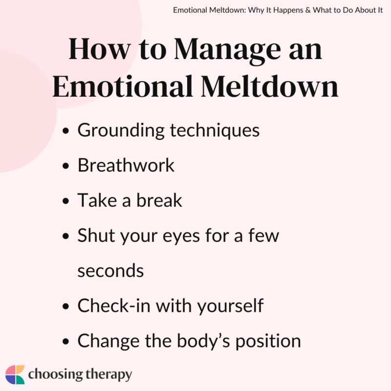 Emotional Meltdown: Meaning, Symptoms, & What to Do