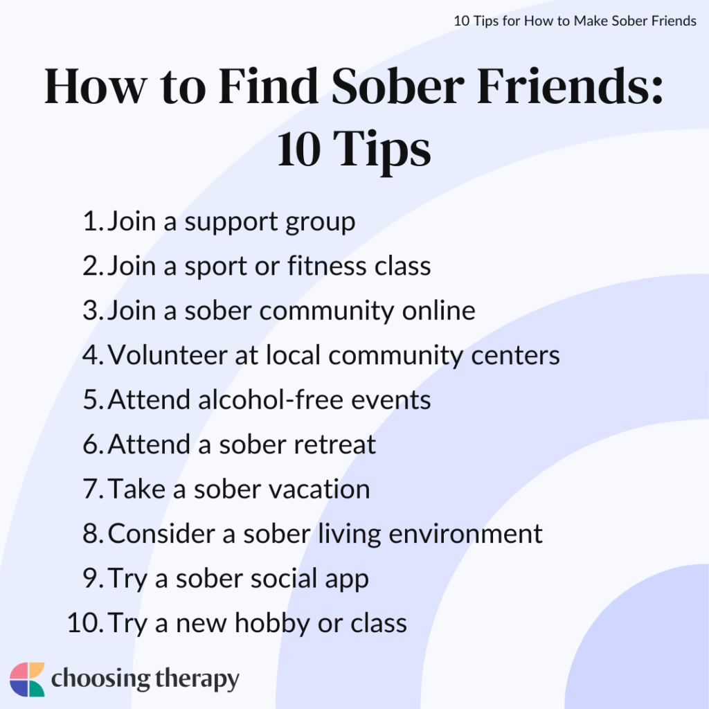 How to Make Sober Friends