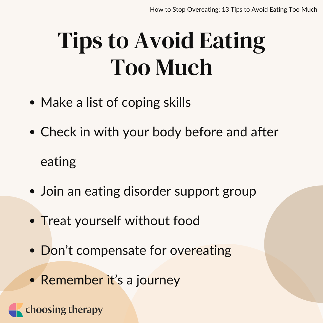 13 Ways to Stop Overeating