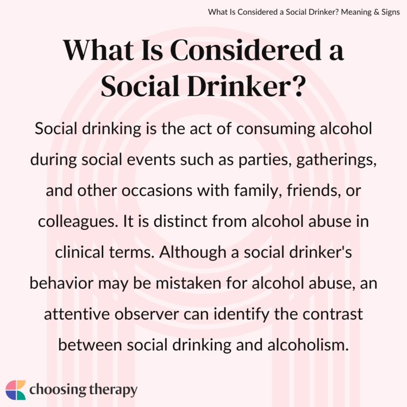 Social Drinker: What You Should Know