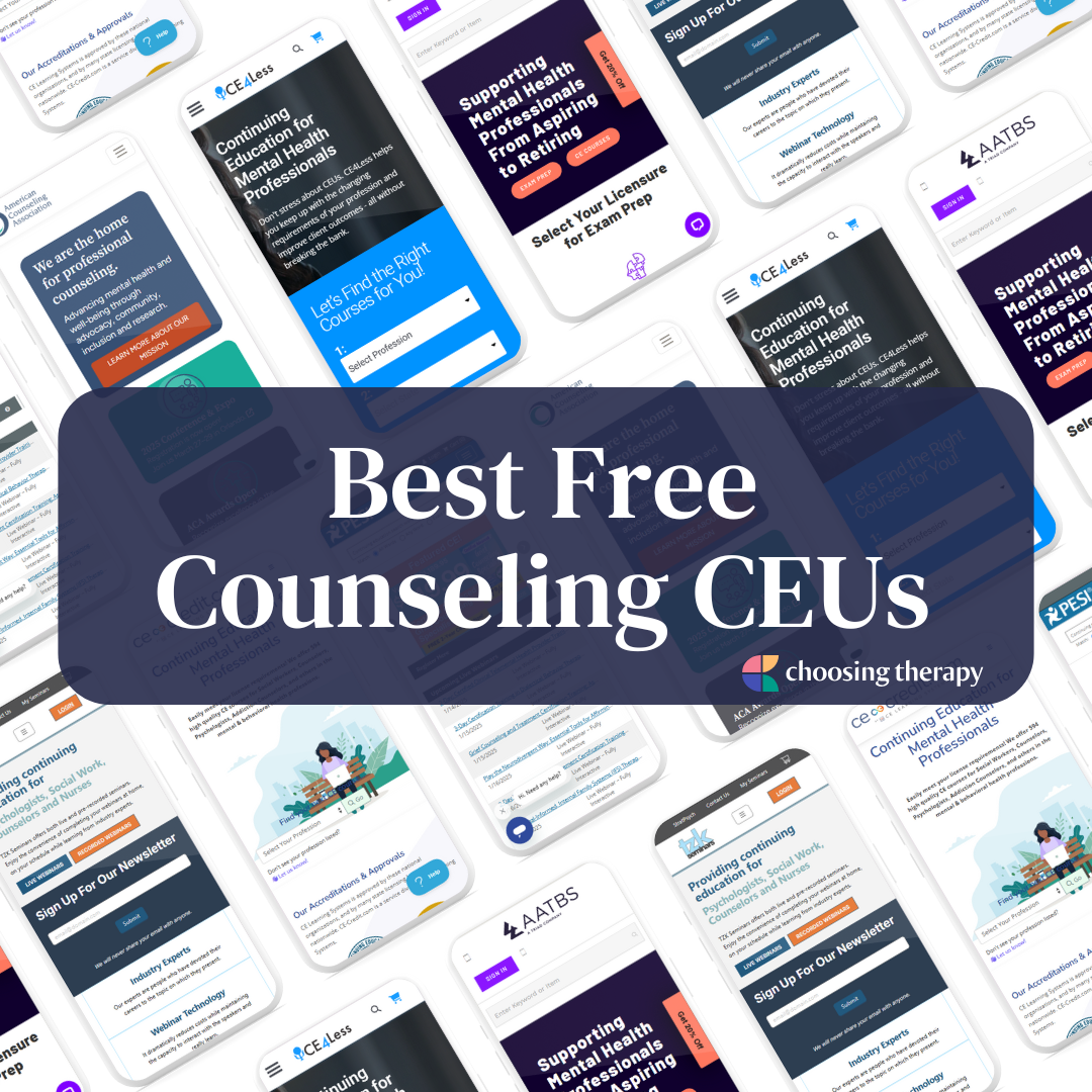 Where to Find Free CEUs for Counselors in 2025