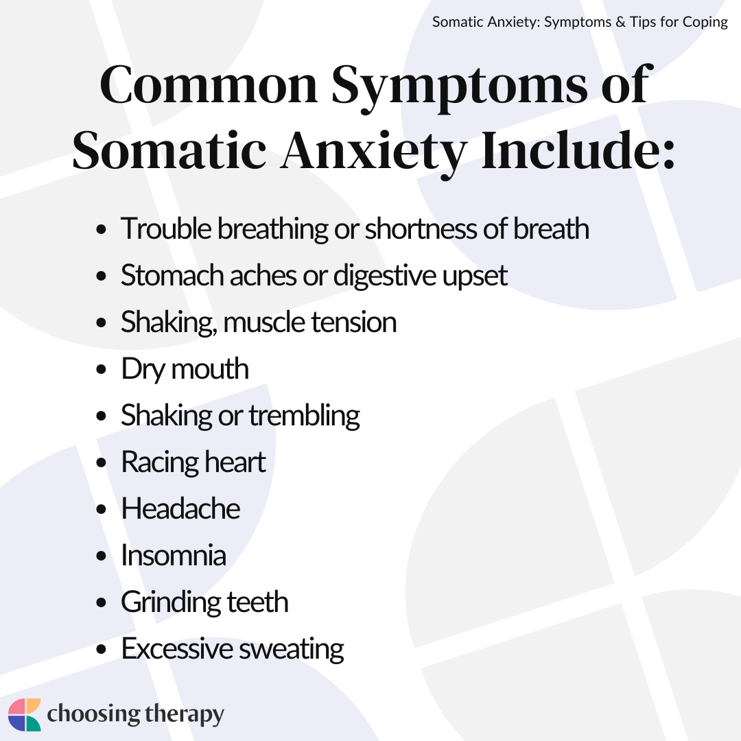 Somatic Symptoms of Anxiety: What You Need to Know