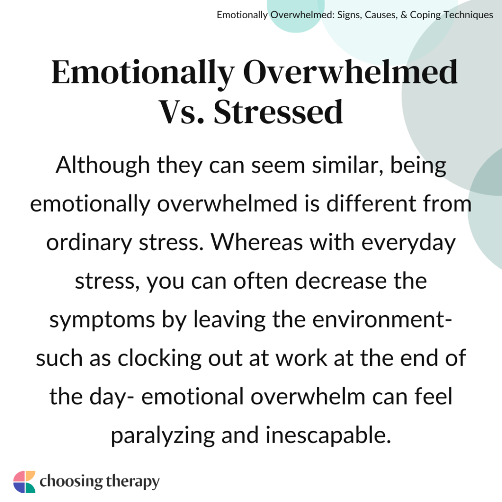 How to Deal With Overwhelmed Emotions